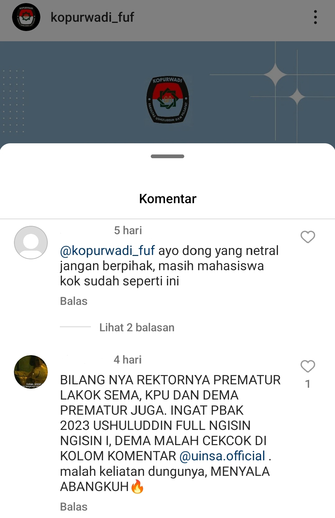 Kritik Buzzer Warnai Pemilihan DEMA FUF Tahun Ini – LPM Forma